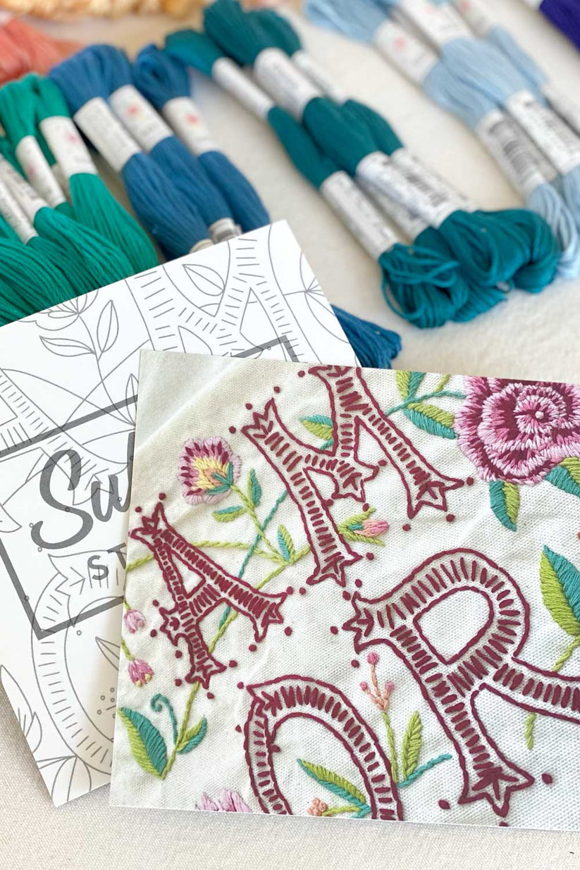 AMOR Embroidery Project Bag – Sublime Stitching
