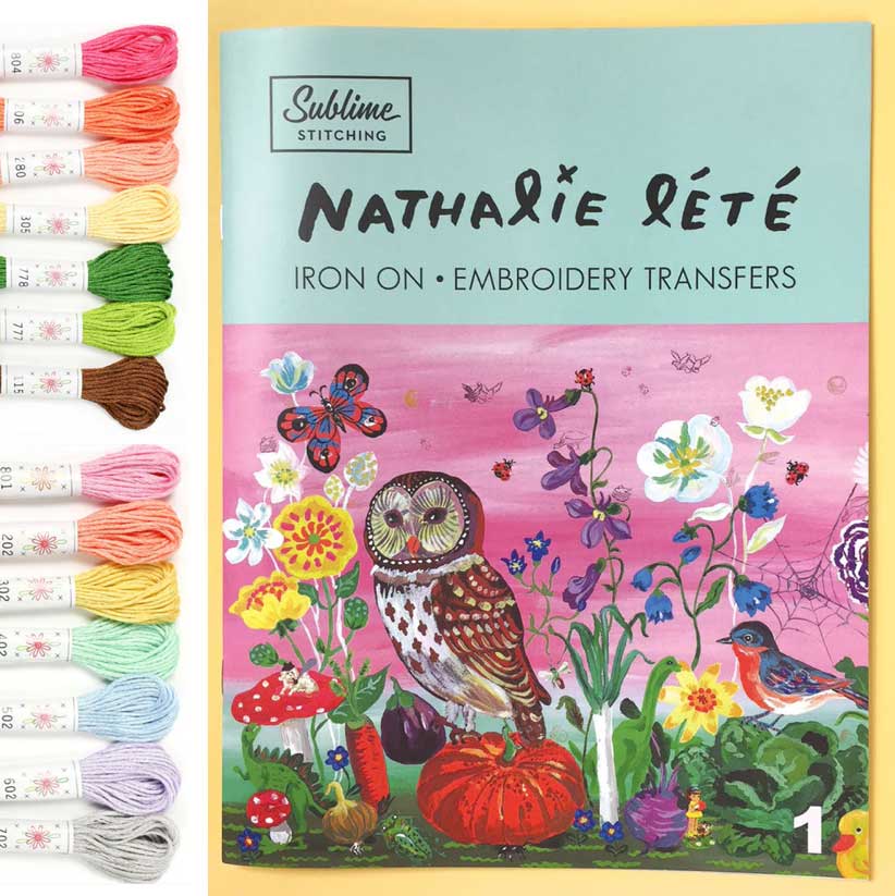 Nathalie Lete Portfolio and Floss Bundle – Sublime Stitching