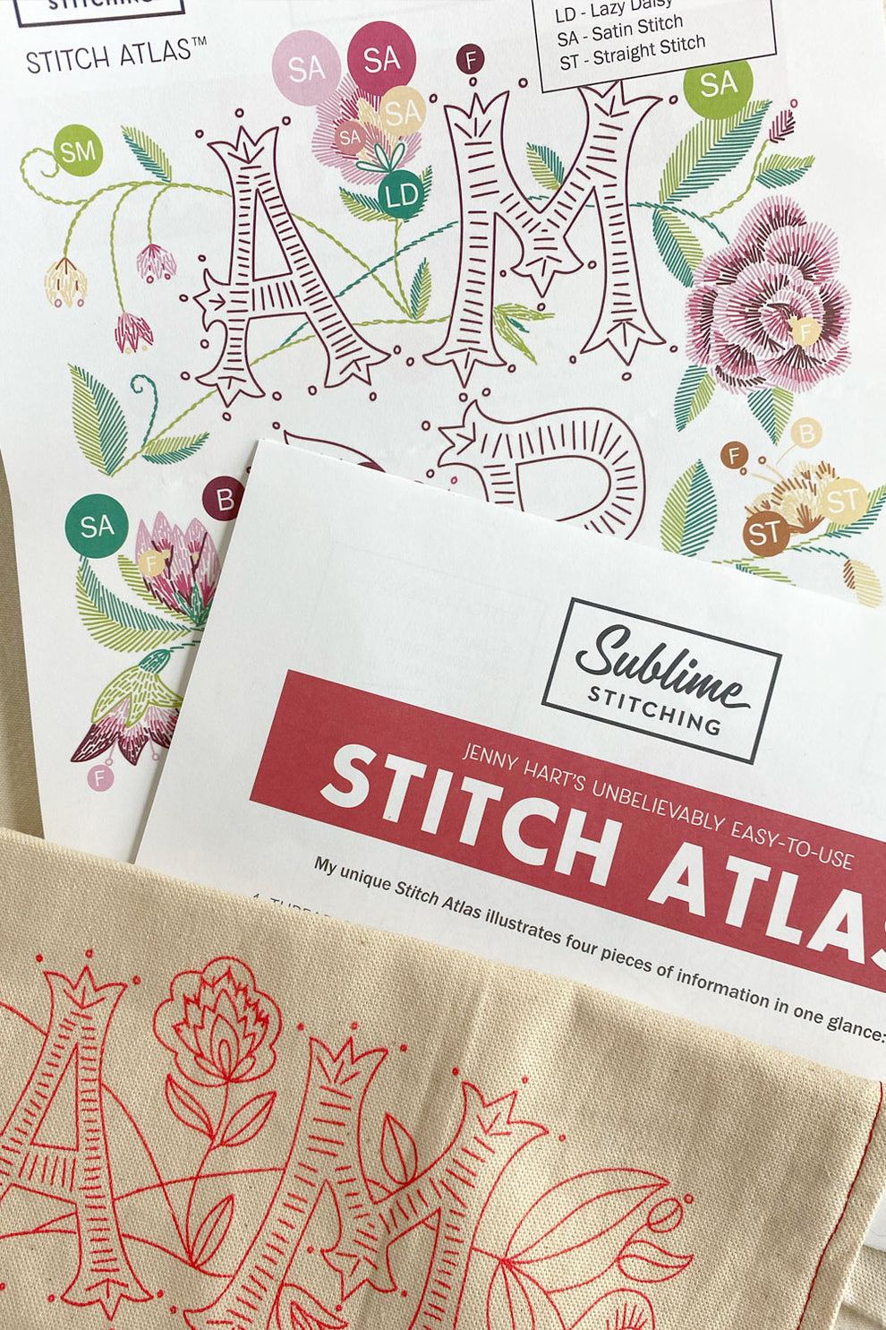 AMOR Embroidery Project Bag – Sublime Stitching