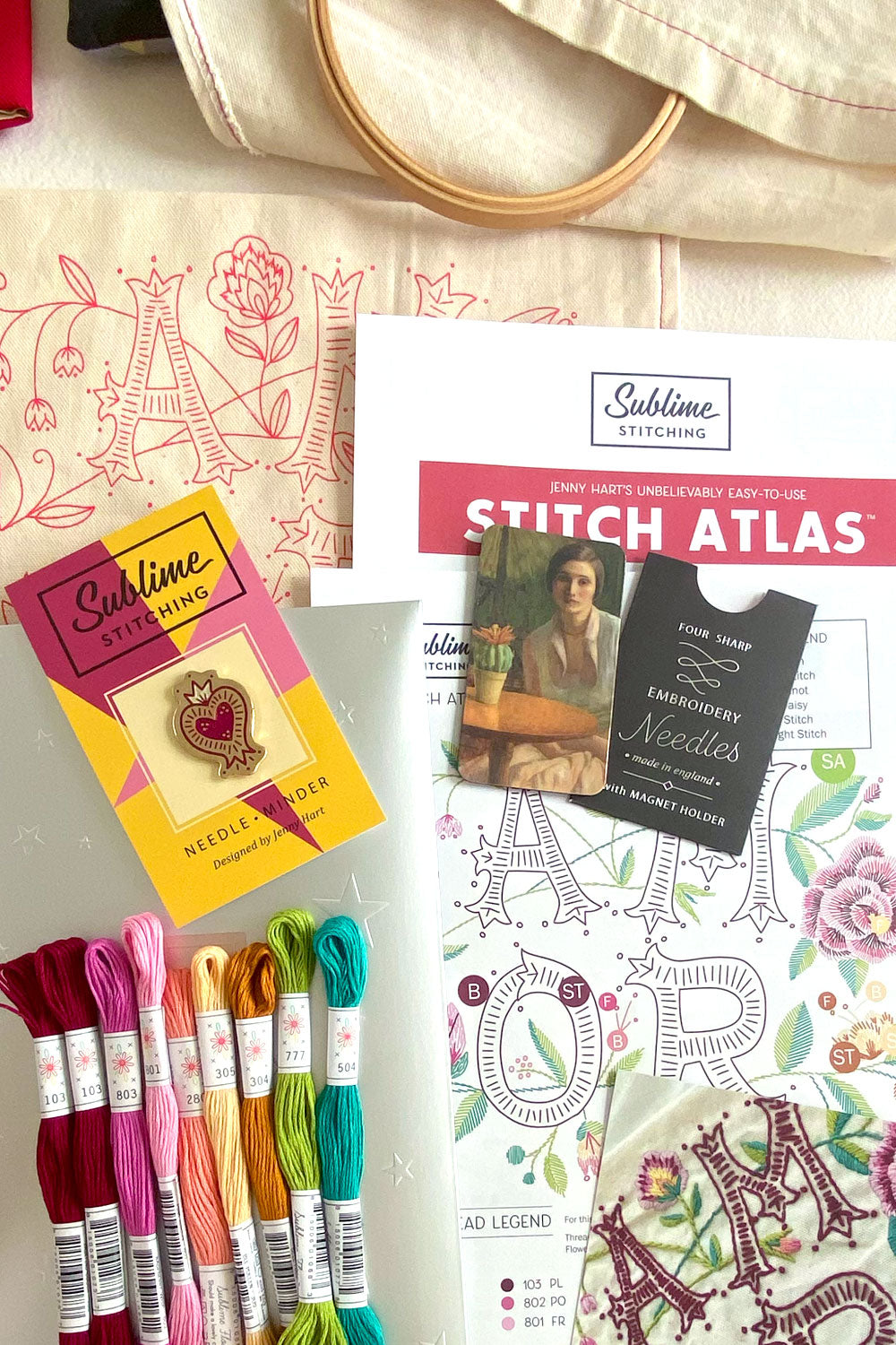 AMOR Embroidery Project Bag – Sublime Stitching
