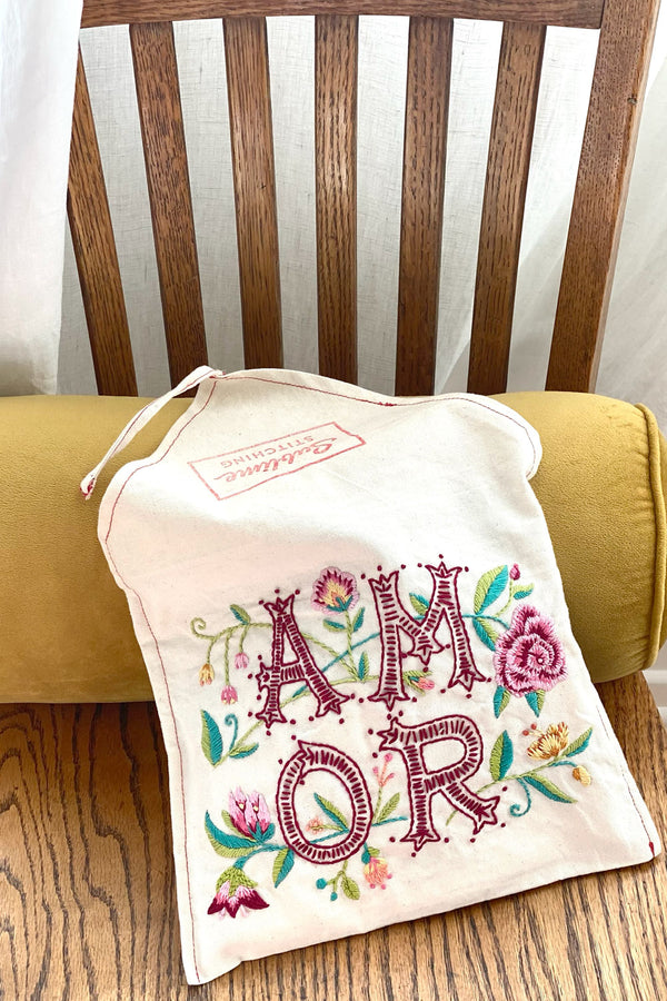 AMOR Embroidery Project Bag – Sublime Stitching