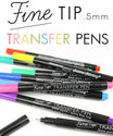 FINE TIP Iron-On Transfer Pens from Sublime Stitching