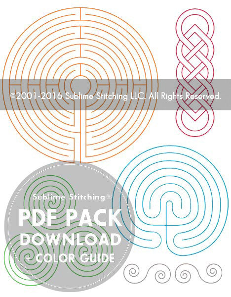 LABYRINTH Embroidery Patterns from Sublime Stitching