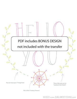 Skinny Letters - Embroidery Patterns from Sublime Stitching