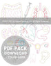 VITAL ORGANS Iron-on Embroidery Patterns – Sublime Stitching