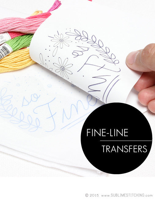 FINE TIP Iron-On Transfer Pens from Sublime Stitching