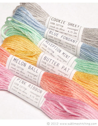 FROSTING - Sublime Embroidery Floss Palette – Sublime Stitching